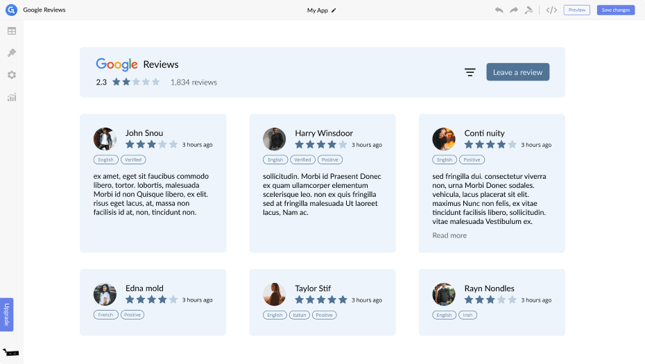 Google Reviews Widget - Free & Works on Any Website