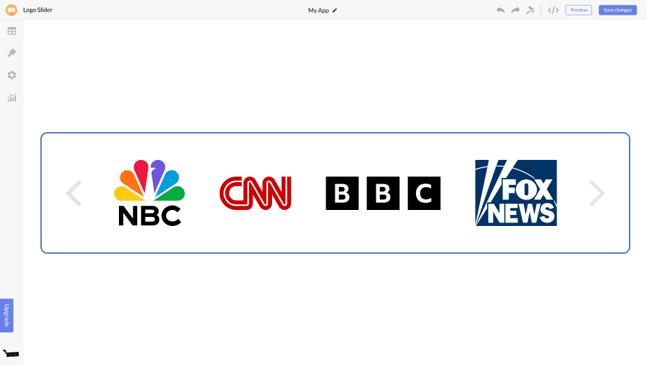 Logo Slider widget for Brizy - Free & Easy to Use
