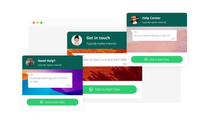WhatsApp Chat Widget - Free & Works on Any Website
