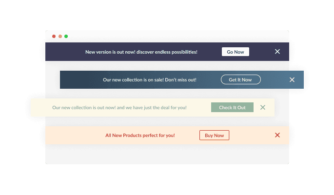 Notification Bar Widget - Free & Works on Any Website