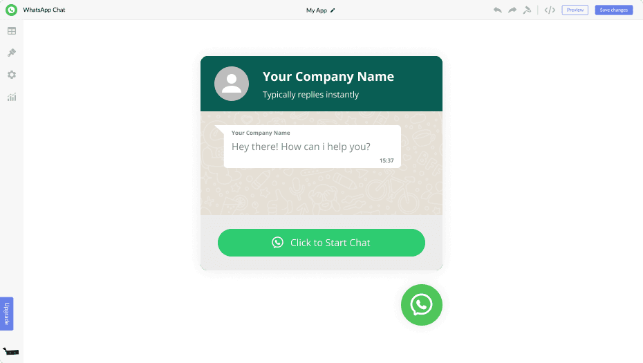 WhatsApp Chat Widget - Free & Works on Any Website