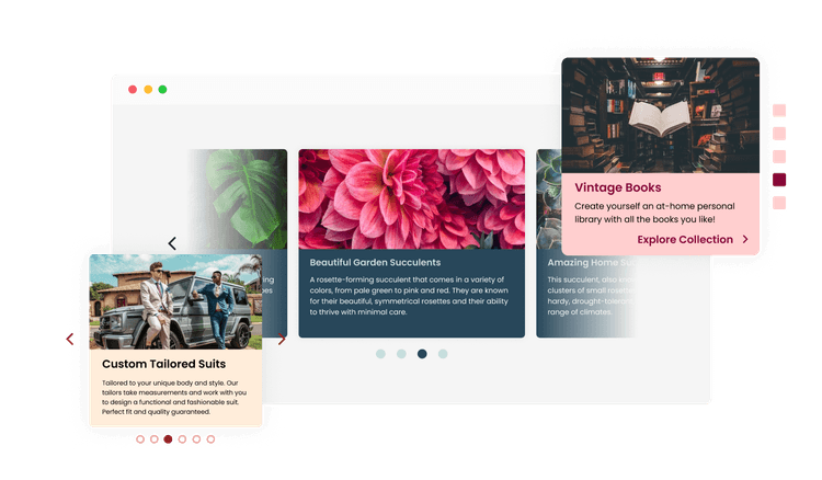 Card Carousel Widget Free And Works On Any Website