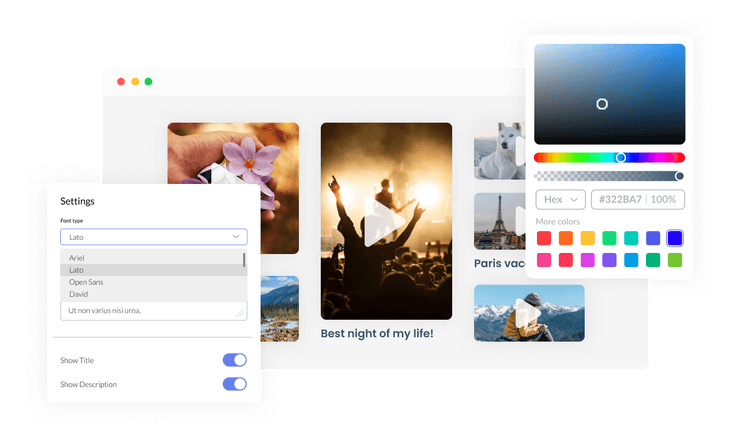 Video Gallery Widget - Free & Works on Any Website