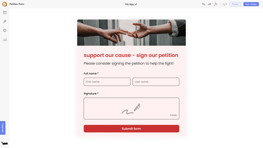 Online Petition Builder - Free & Works on Any Website