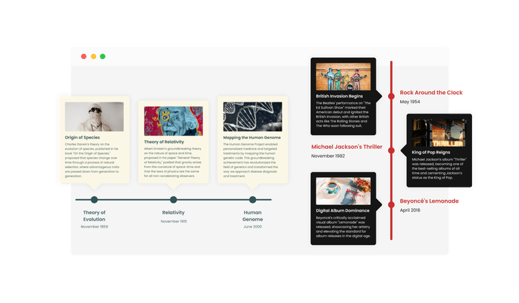 Free Wix Timeline app