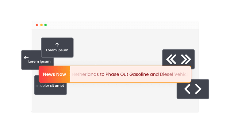 News Ticker Widget - Free & Works on Any Website