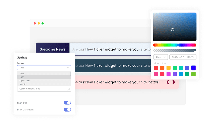 News Ticker Widget - Free & Works on Any Website