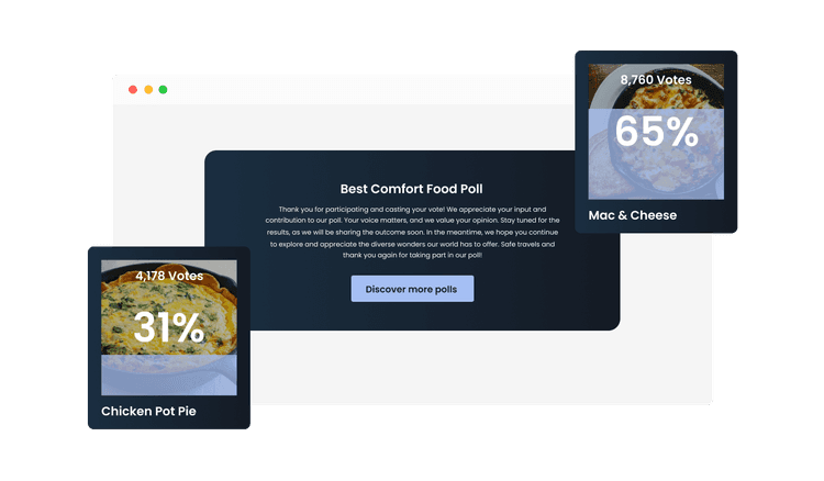 Free Interactive Image Poll Widget