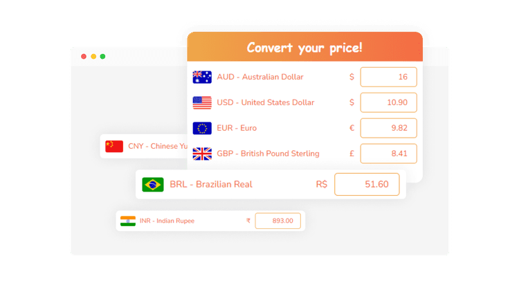 Currency Converter widget - Free & Works on Any Website