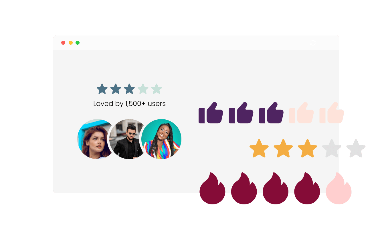 Social Proof Avatars Widget