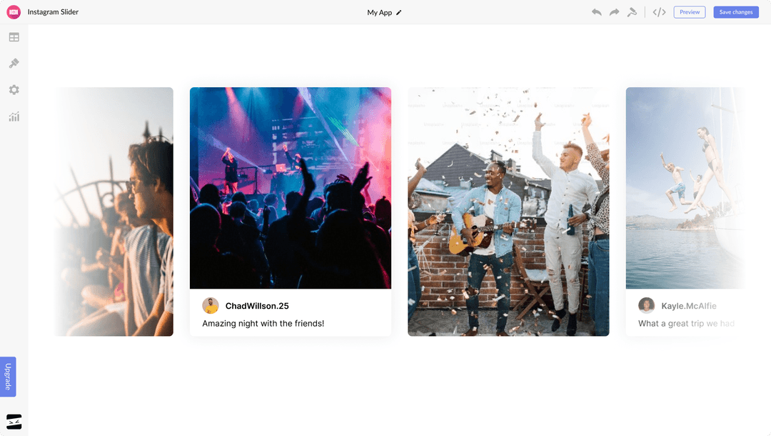 Free Instagram Slider Widget