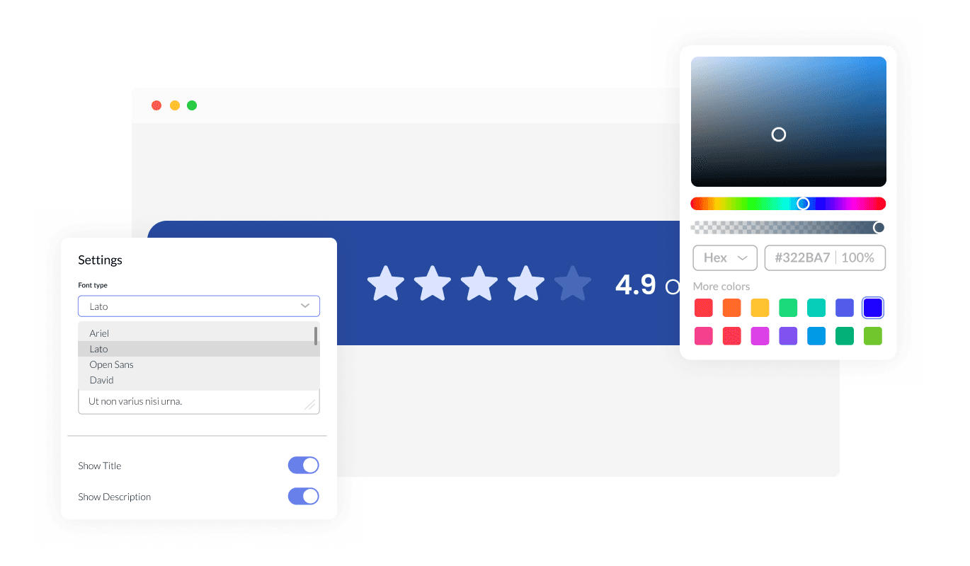 Reviews Trust Box Widget