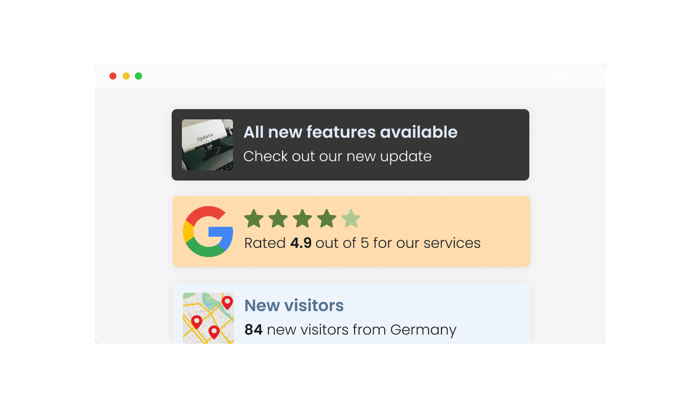 Free Social Proof Widget