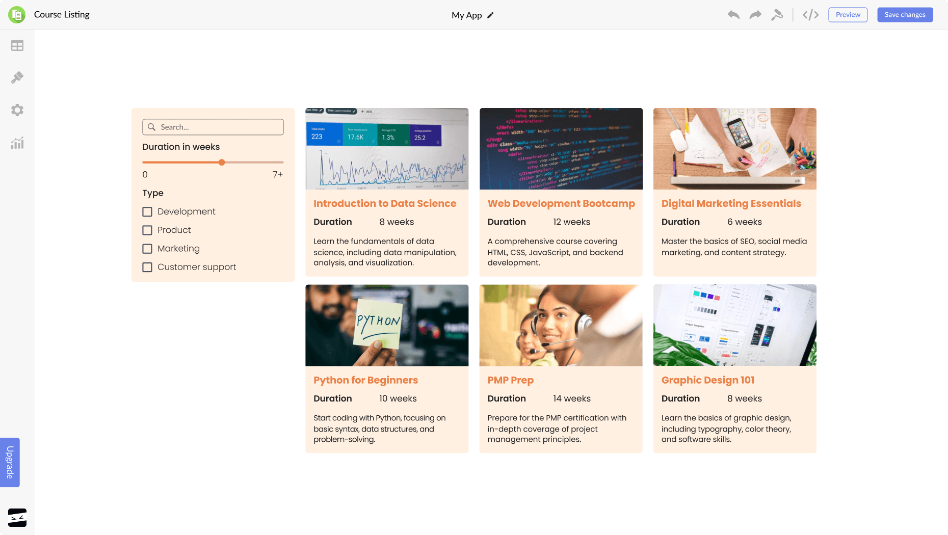 Course Listings Widget - Elevate Your Online Course Catalog